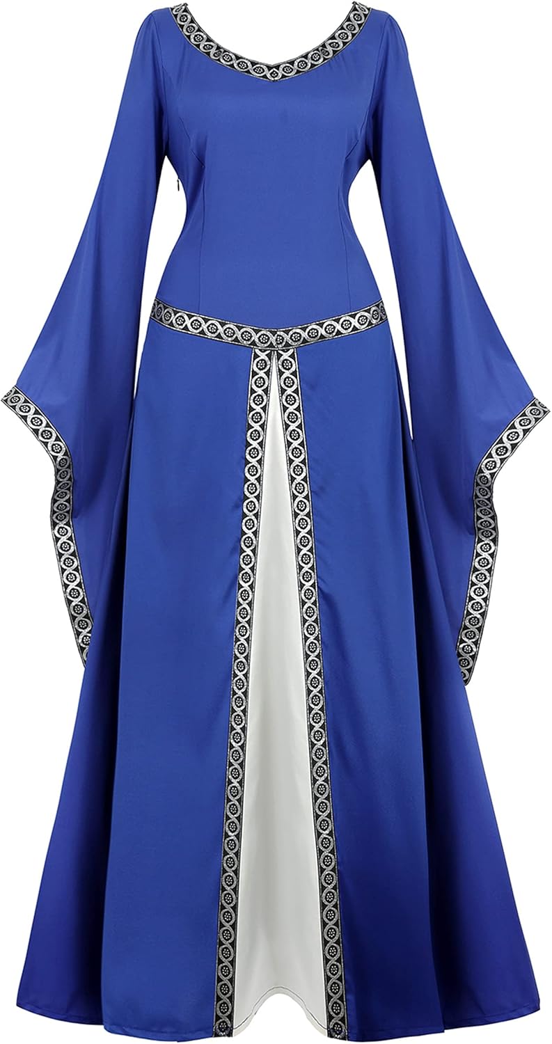 Amazon.com: Zhitunemi Renaissance Dress for Women Dress up Halloween ...