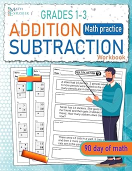 Math Explorer - Math practice Workbook Addition and Subtraction Grades ...