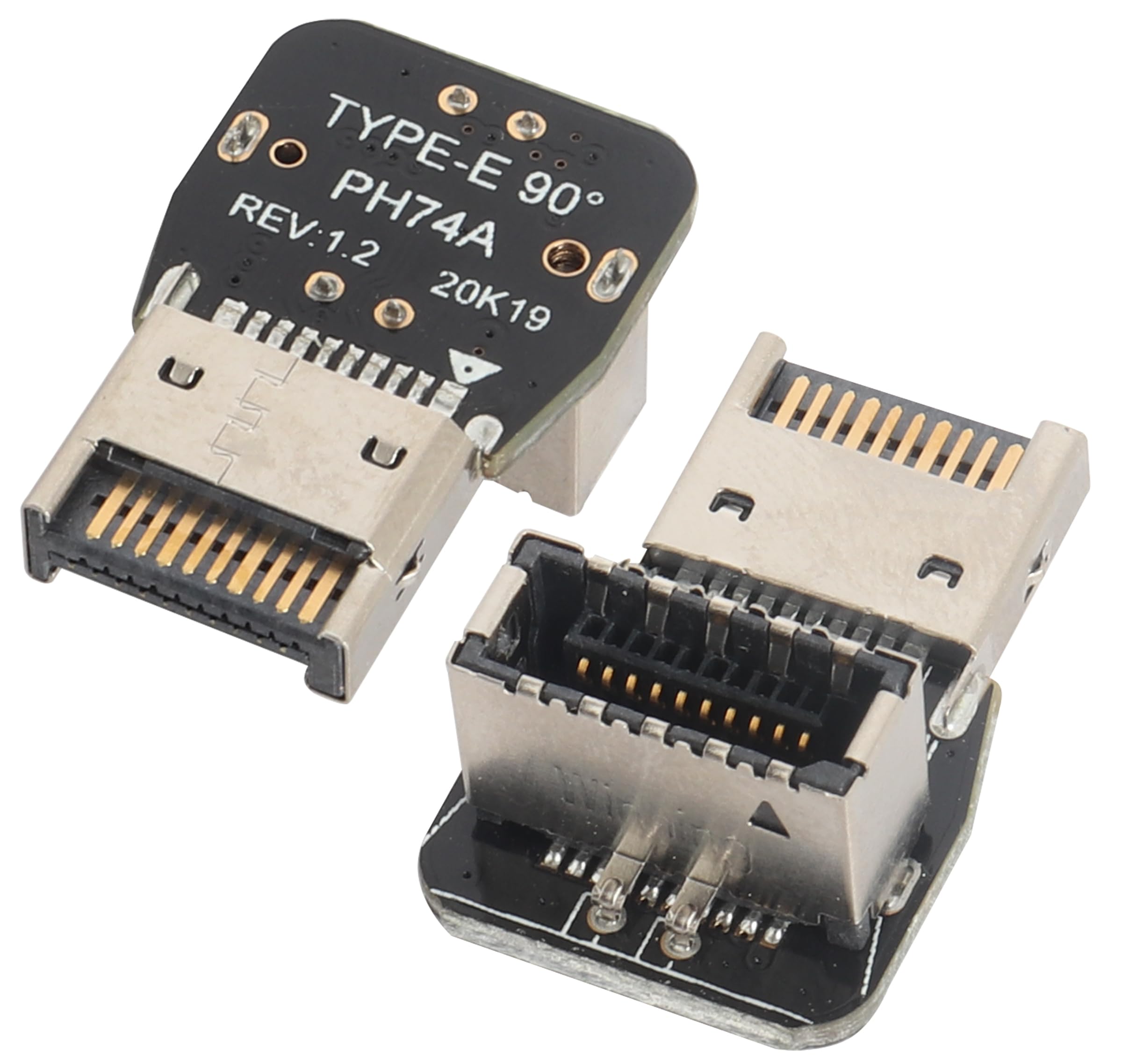 Snapklik.com : AAOTOKK 1Pack 90 Degree Type-E USB 3.1 Front Panel ...