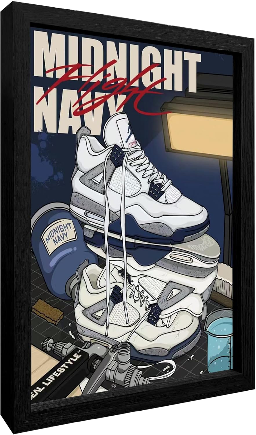 Amazon.com: lixinxuyang Hypebeast Sneaker AJ Canvas Wall Art Room Decor ...