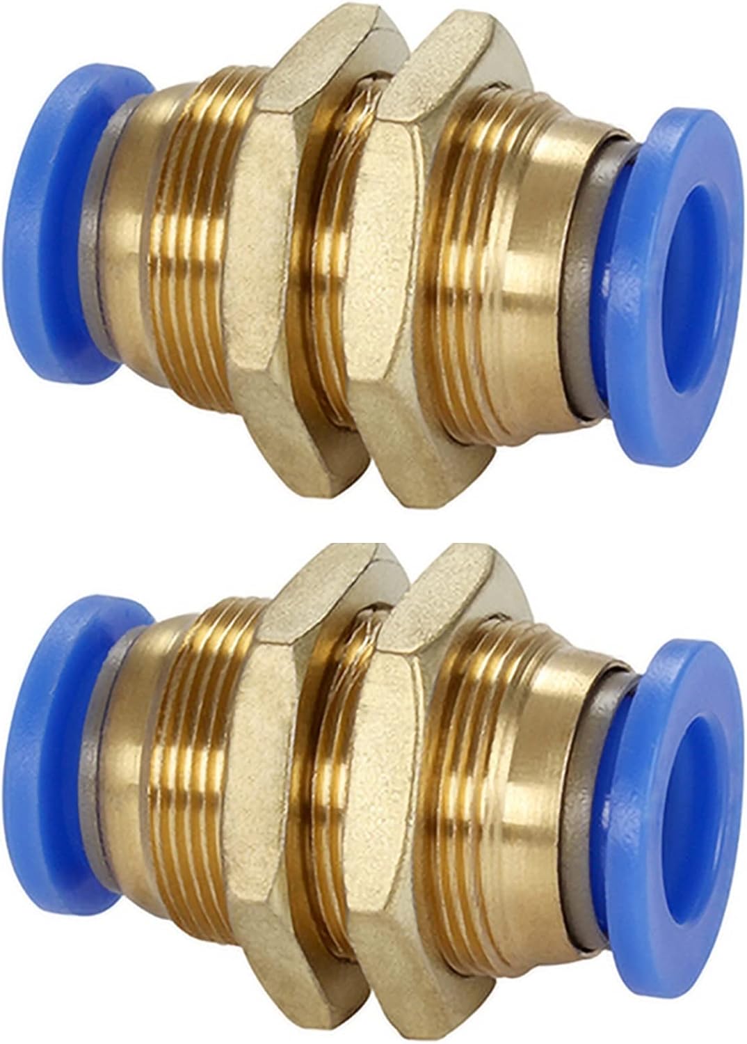 Amazon.com: 2PCS Pneumatic Fittings PY/PU/PV/PE Water Pipes and Pipe ...