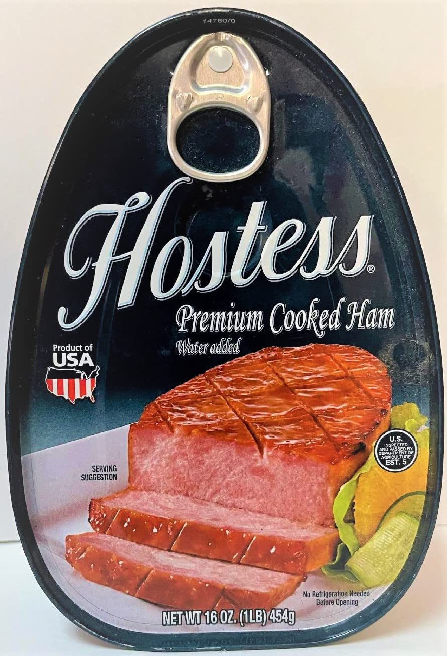 Amazon.com: Premium Cooked Ham 16 oz Hostess Boneless : Grocery ...