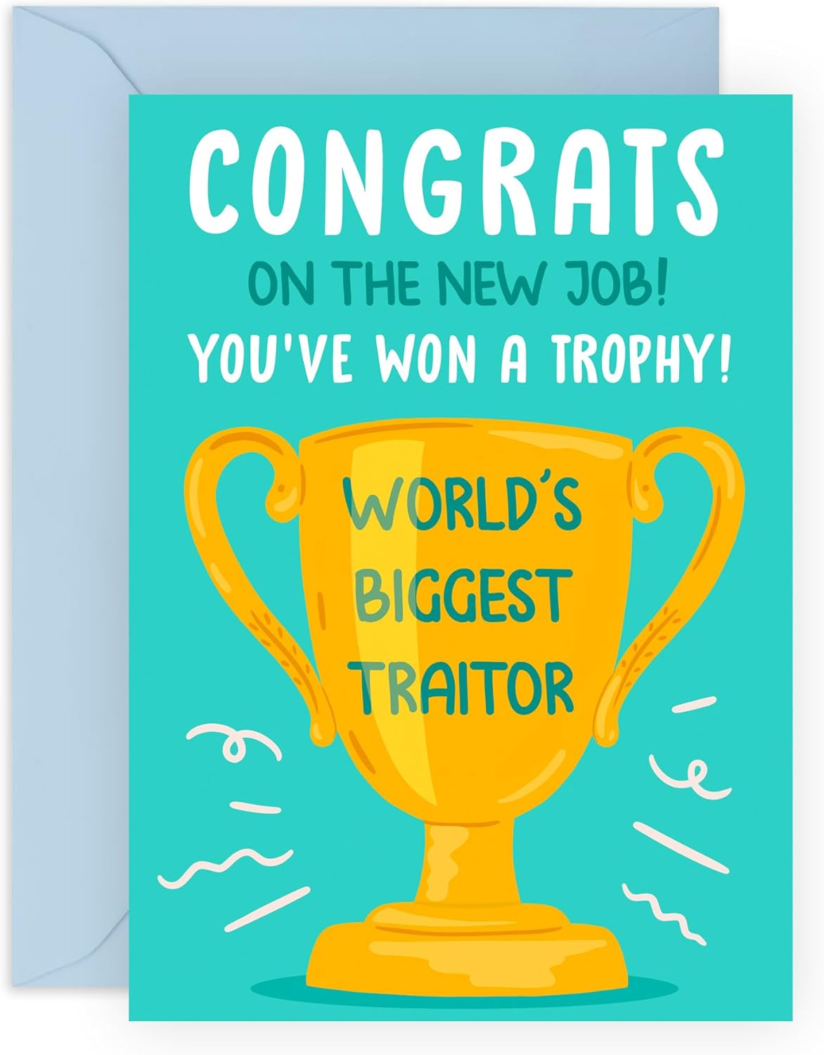 New Job Card Funny - Congratulations - World's Biggest Traitor ...