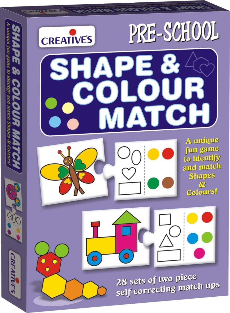 Buy Creative's Shape & Colour Match | Identify and Match Shapes ...