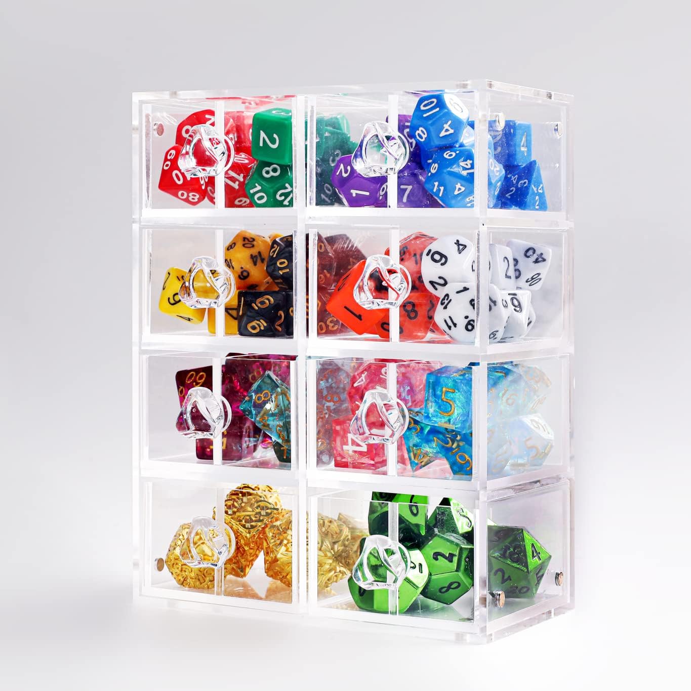 Amazon.com: Wiz Dice - Dice Boxes - Clear Acrylic Display Box for ...