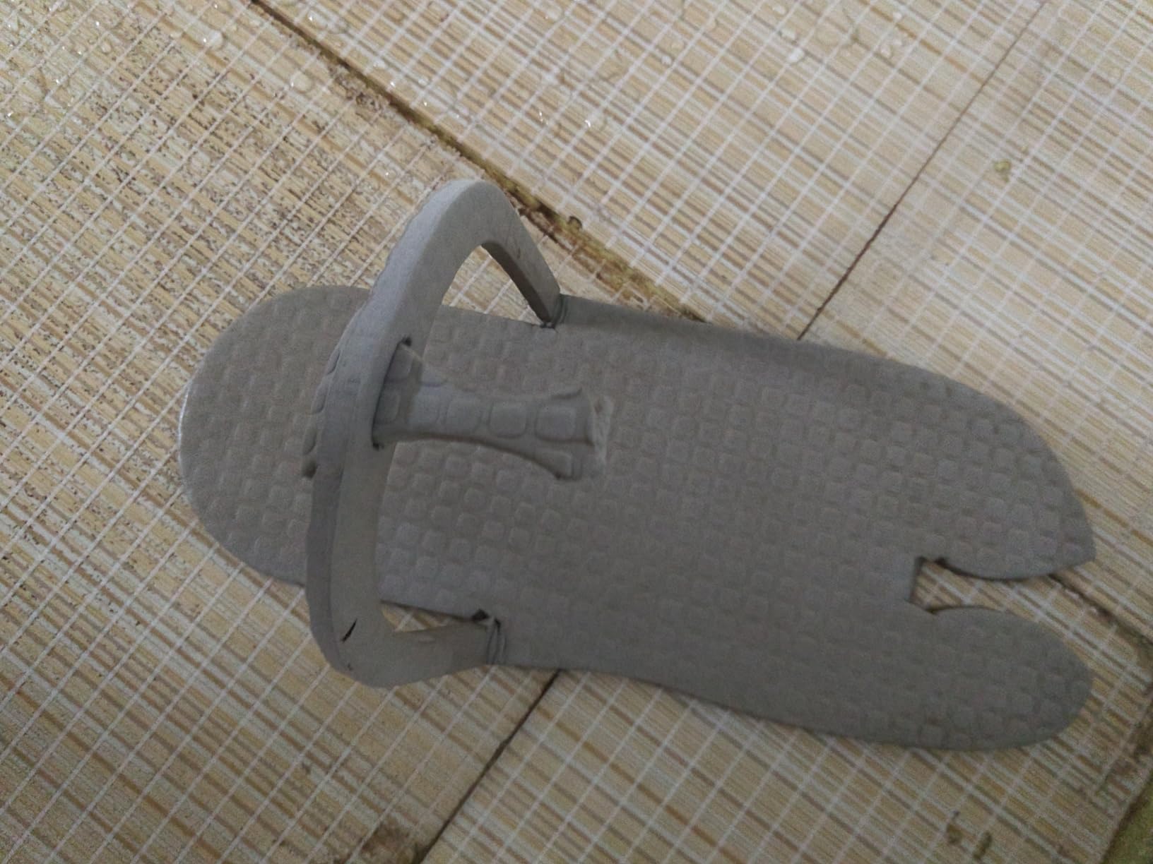 Kuber Industries Rubber Bathroom Slipper For Men & Women 1 Pair (Grey ...