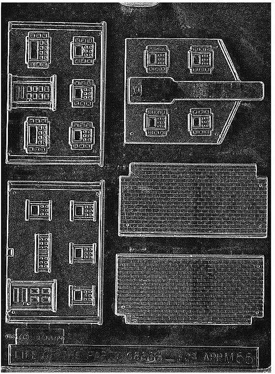 Amazon.com: Generic Chocolate Molds 3D Colonial House, Plastic, 8' x 10 ...