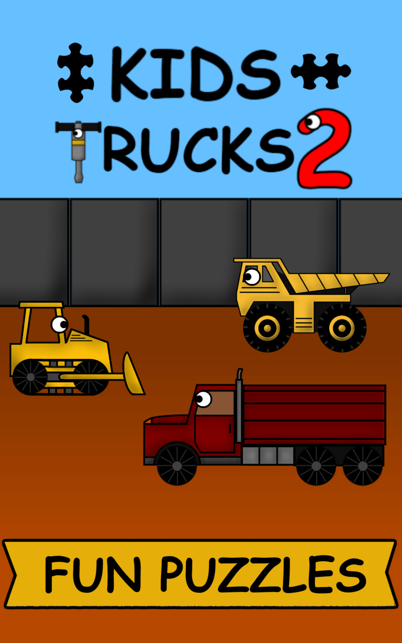 Kids Trucks: Puzzles 2 - More Animated Truck Puzzles for Toddlers ...