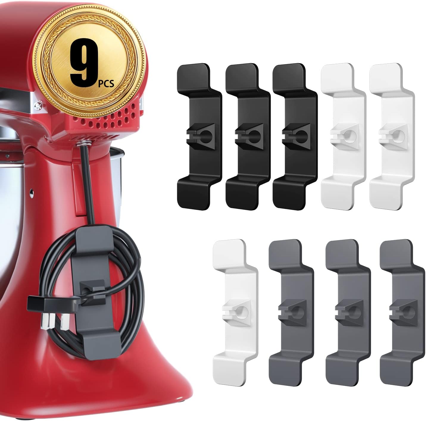 Cord Organizer for Kitchen Appliances, 9 Pack Appliance Cord Organizer ...