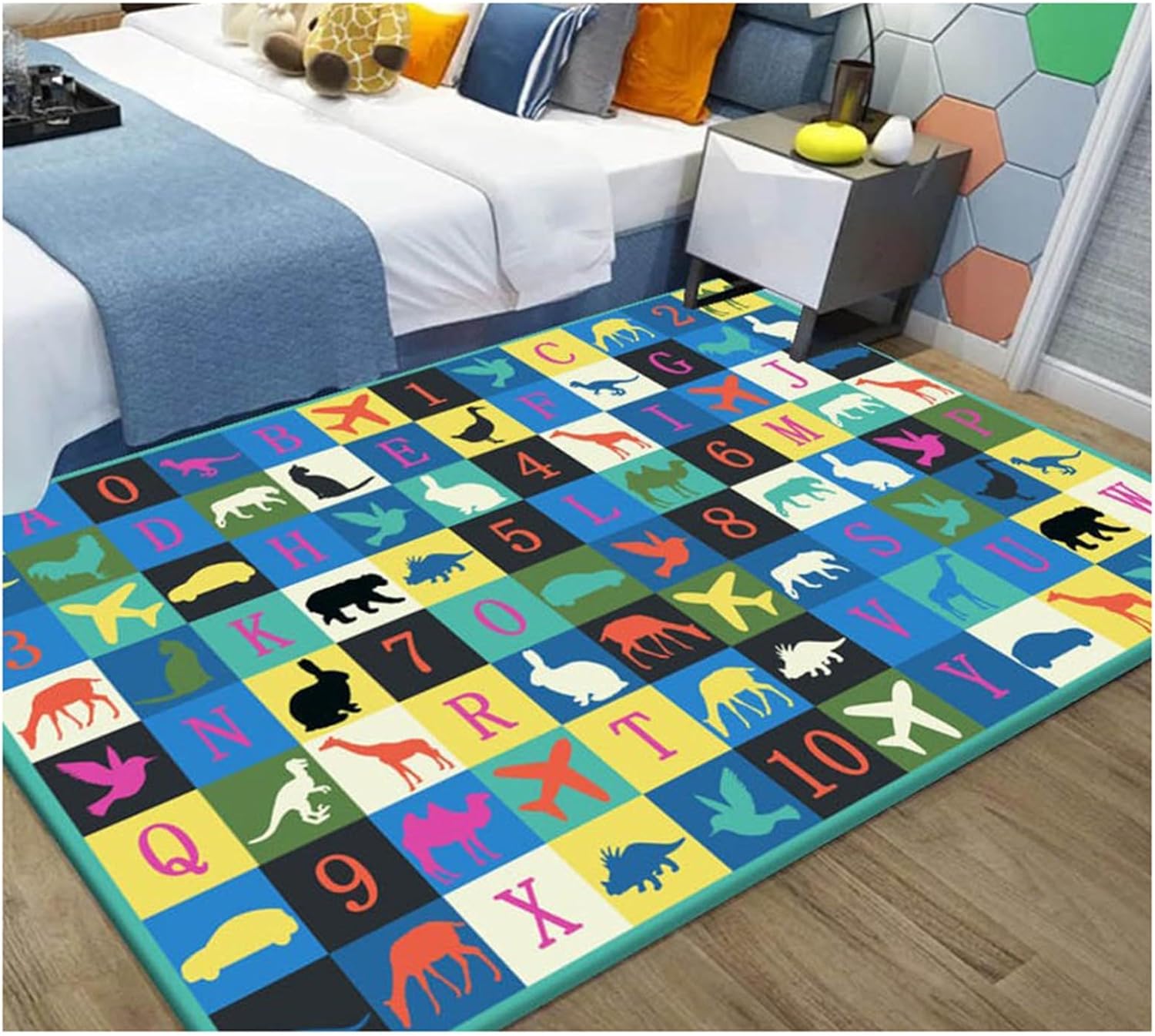 Amazon.com: Carpet ABC Alphabet Educational Learning Play Rug,Floor Mat ...
