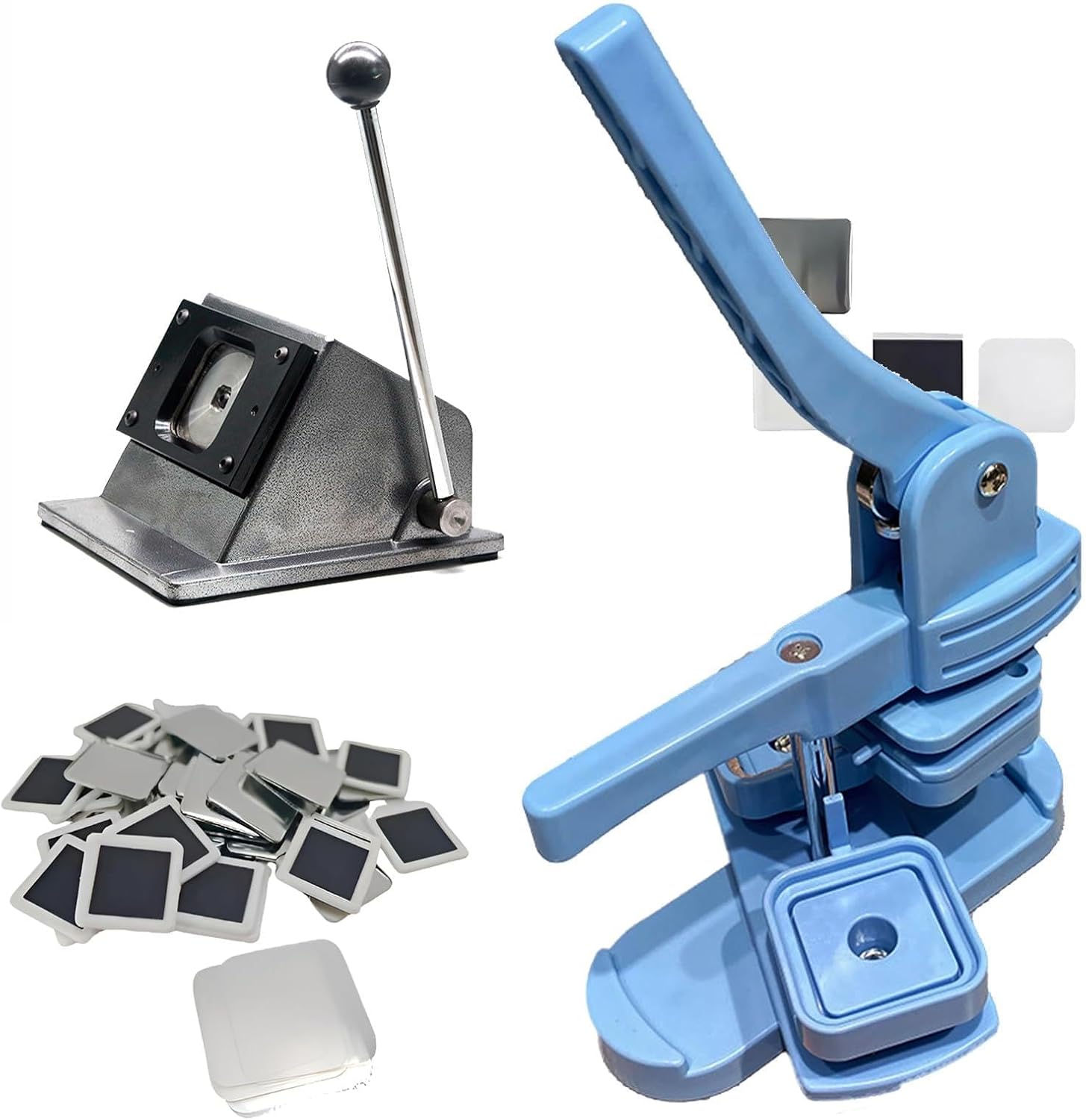 Photo Magnet Machine, 50 * 50mm DIY Square Fridge Magnet Making Machine ...