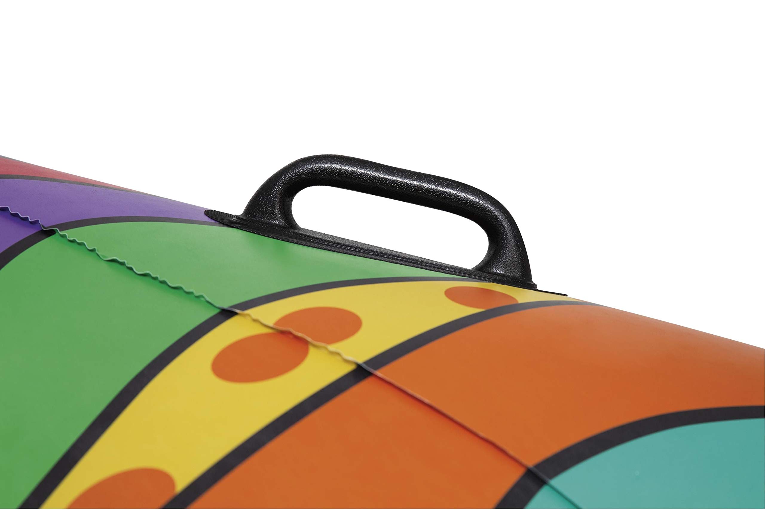 Bestway 41116-19 Inflatable Rhino Pool Float, Ride-On Toy with Pop-Art ...