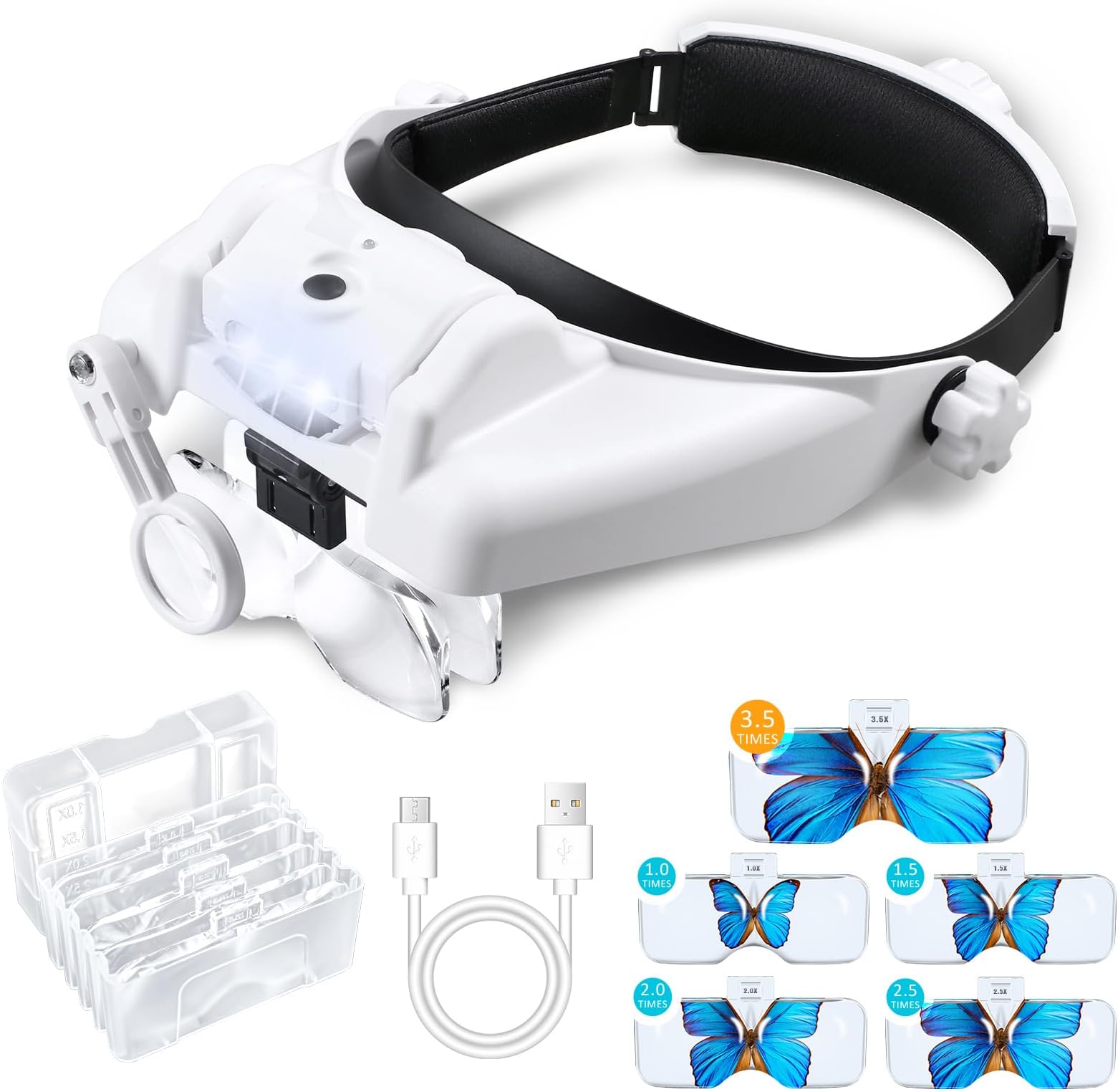 Hot Dental 3.5X Loupes Surgical Binocular Glass Medical Magnifier ...