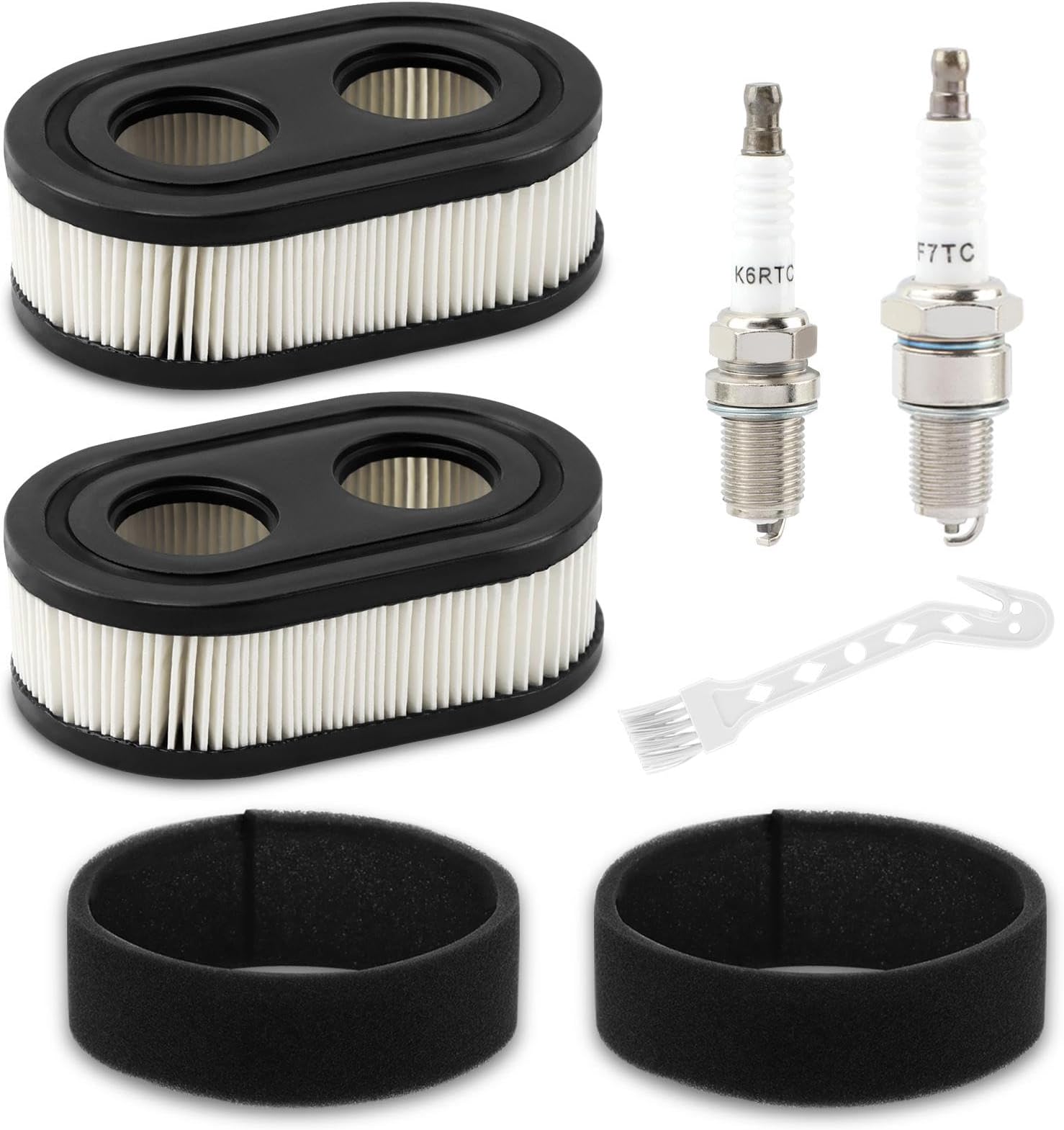 Amazon.com: 593260 Air Filter with Spark Plug for Briggs and Stratton ...