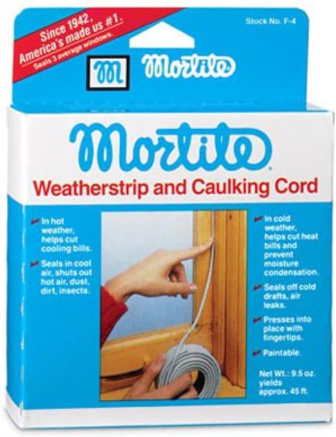 Thermwell Mortite Weatherstrip and Caulking Cord Gray - Amazon.com
