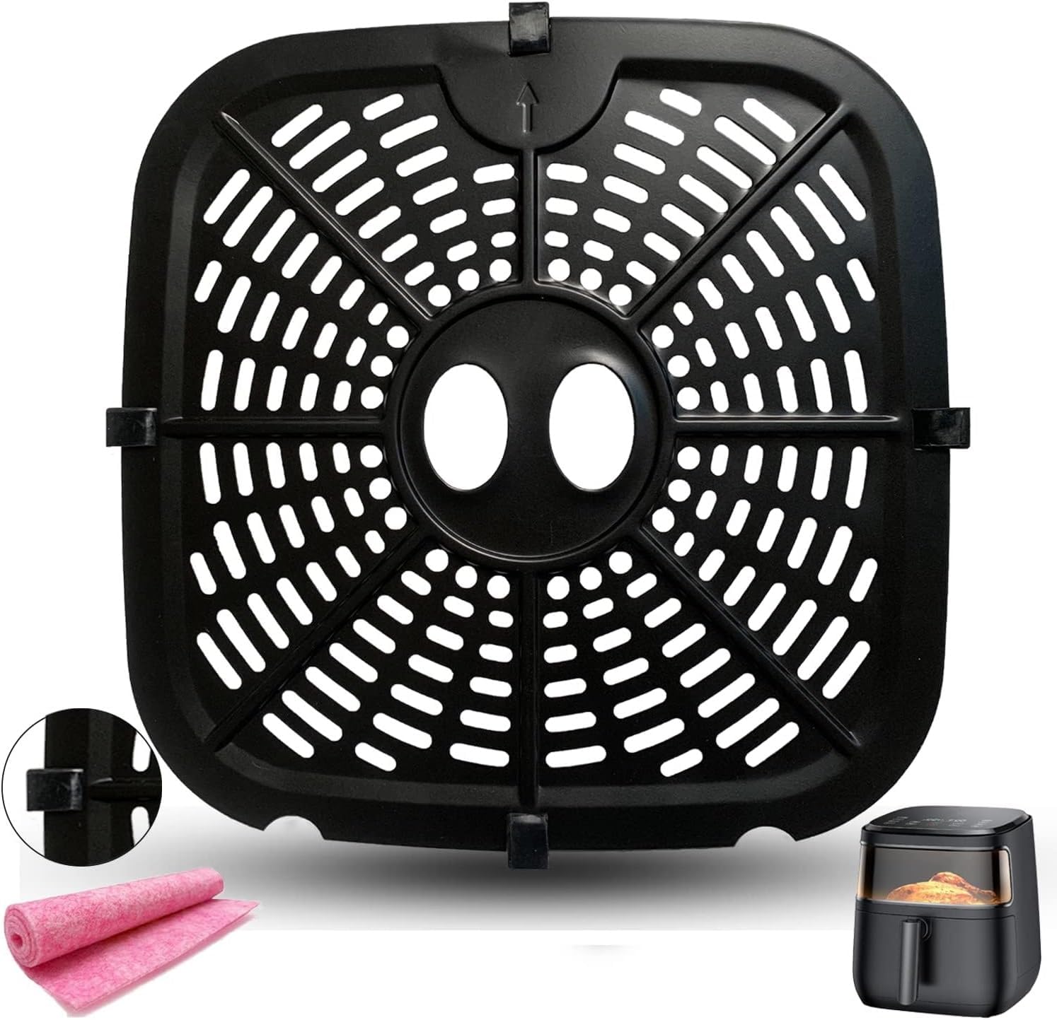 Amazon.com: CyHiThai 6.8QT Air Fryer Crisper Plate for Dreo Air Fryer ...