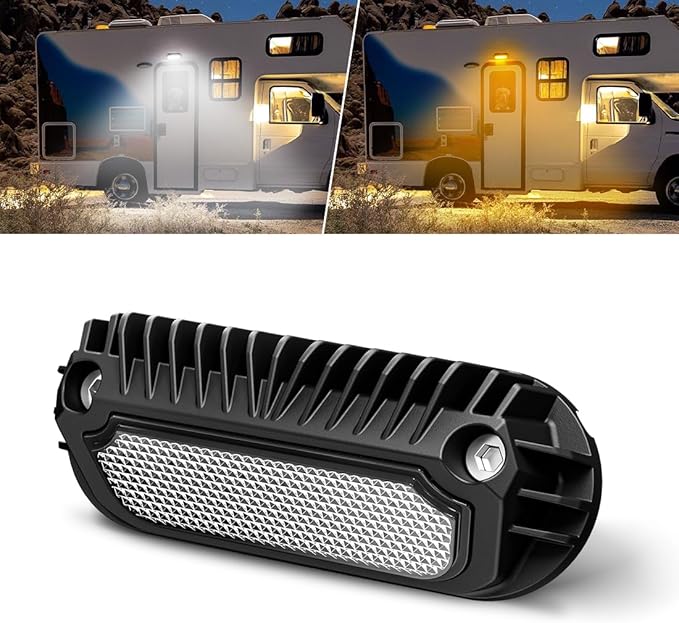 Amazon.com: RV Exterior Lights Led 12v Super Bright RV Porch Light ...