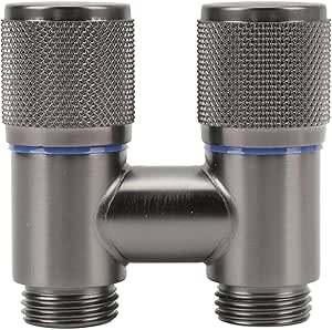 Amazon.com: Heavy Duty Brass 2 Way Valve Hose Splitter, Switch Water ...