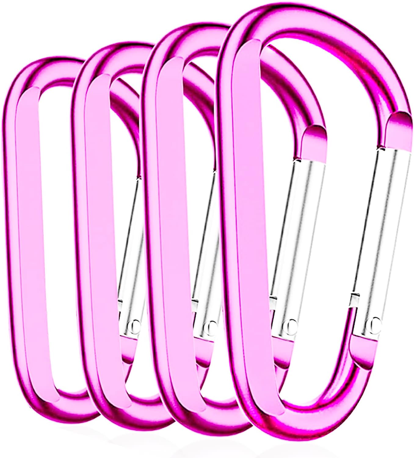 Amazon.com: EZYA Carabiner Keychain Clip, Carabeaner Key Clip, Aluminum ...