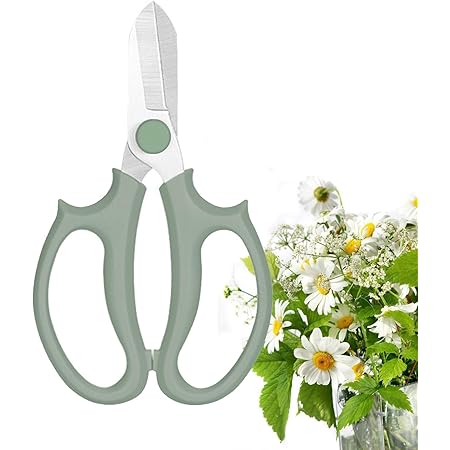 Amazon.com: Housolution Flower Scissors, Strong Floral Shears, Premium ...