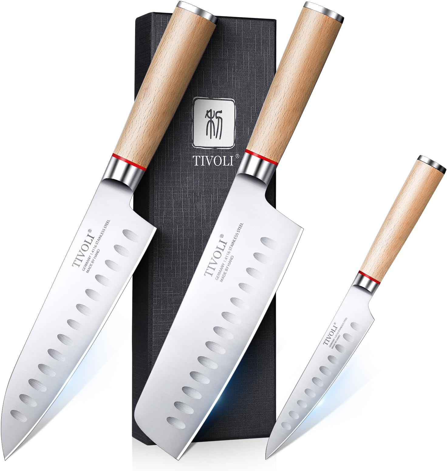 Amazon.com: YOTSUBA Professional Chef Knife 8 Inch and Utility Knife 5 ...