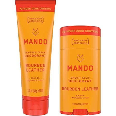 Amazon.com : Mando Whole Body Deodorant For Men - Invisible Cream - 72 ...