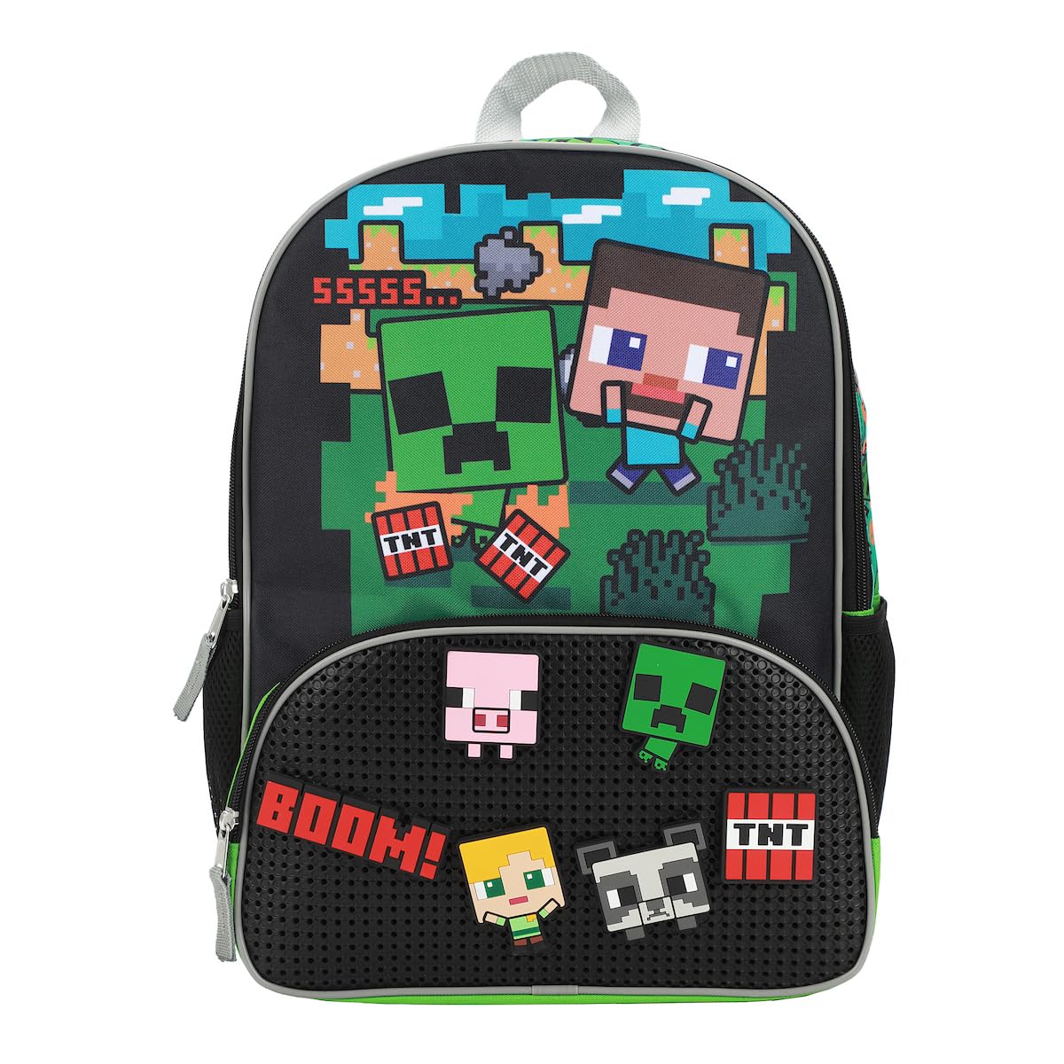 Amazon.com | BIOWORLD Minecraft Icon Molded Rubber Charms 16" Youth ...