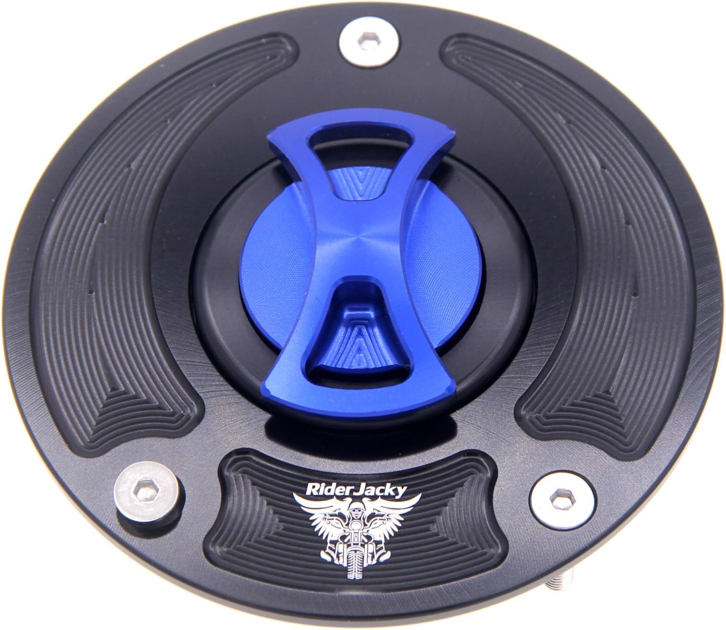 Amazon.com: Riderjacky Keyless Motorcycle Fuel Gas Tank cap Cover For ...