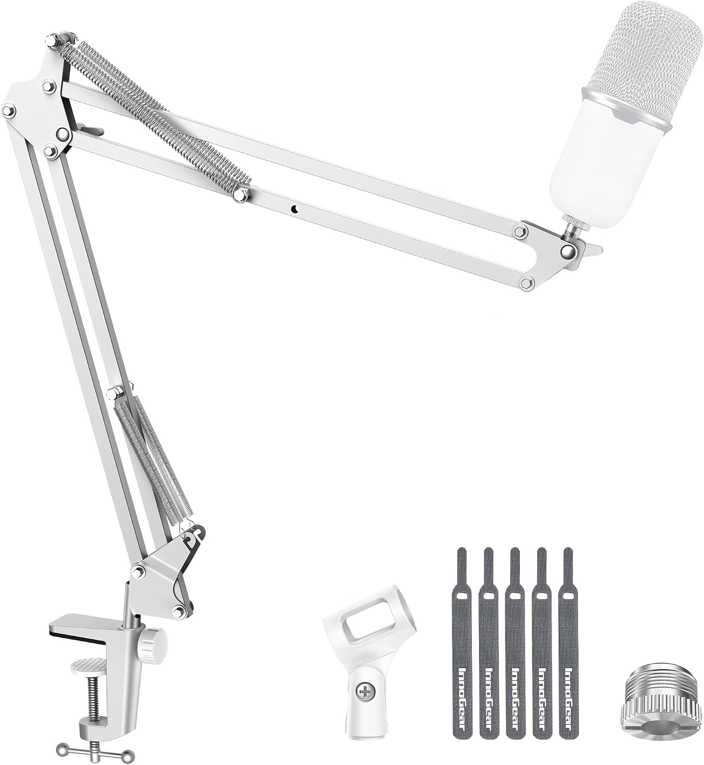 Amazon.com: InnoGear Boom Arm Microphone Mic Stand for Blue Yeti HyperX ...