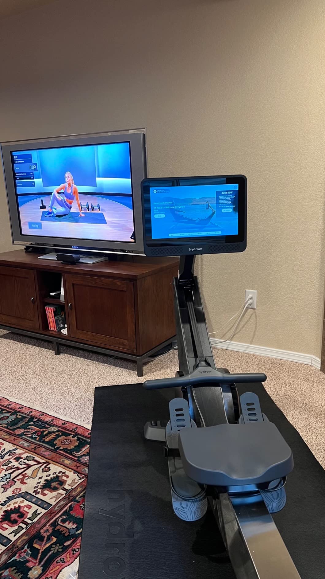 $105/mo - Finance Hydrow Wave Rowing Machine with 16" HD Touchscreen ...