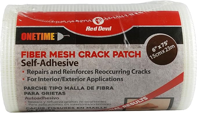 Red Devil 1226 Onetime Fiber Mesh Crack Patch 6" x 75' Wall Repair ...