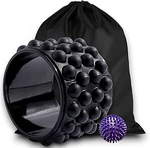Amazon.com: Back Roller With Spikes,Yoga Wheel for Back & Spine Stretch ...