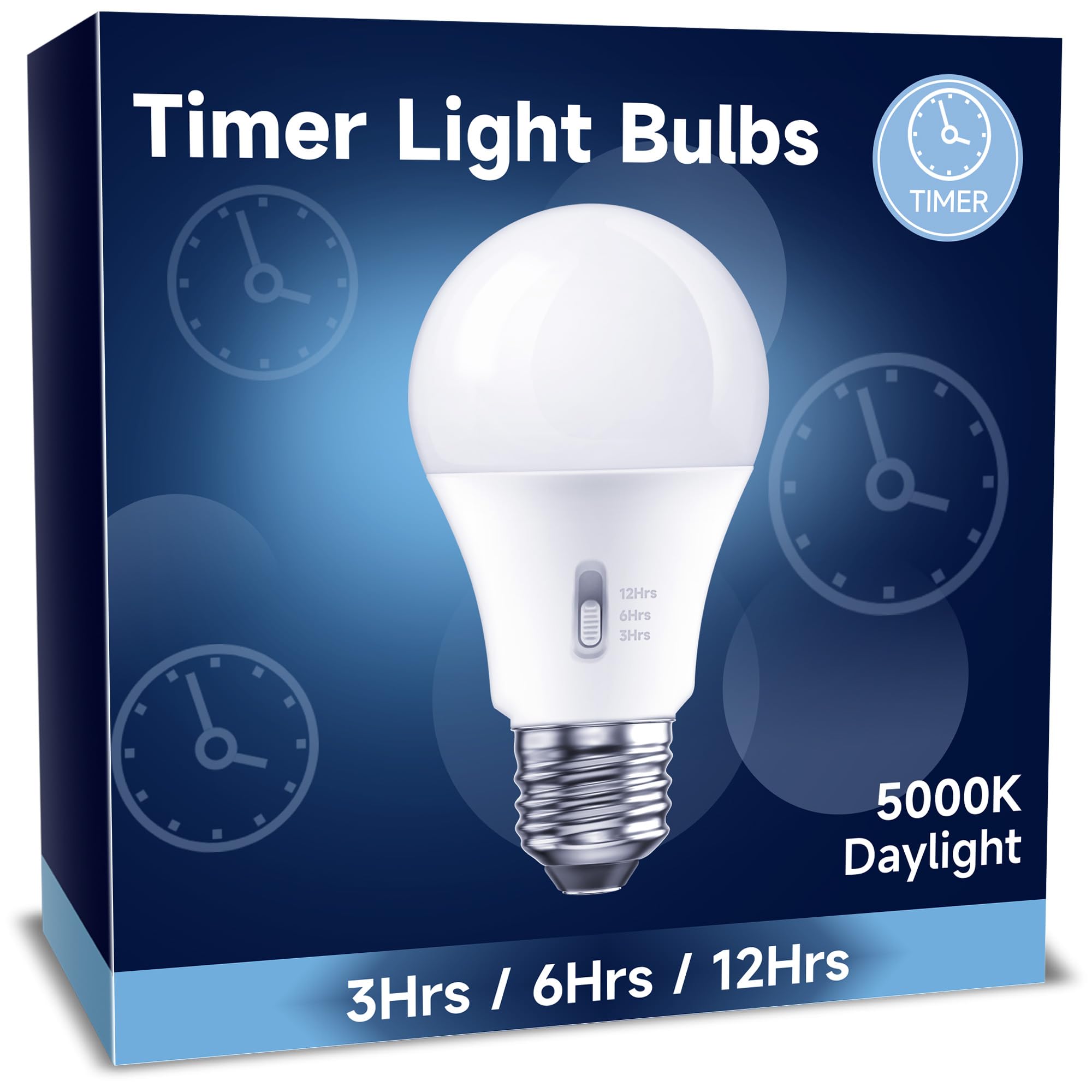 UNILAMP Timer LED Light Bulbs Indoor: 13W (100W Equivalent) LED Bulb ...