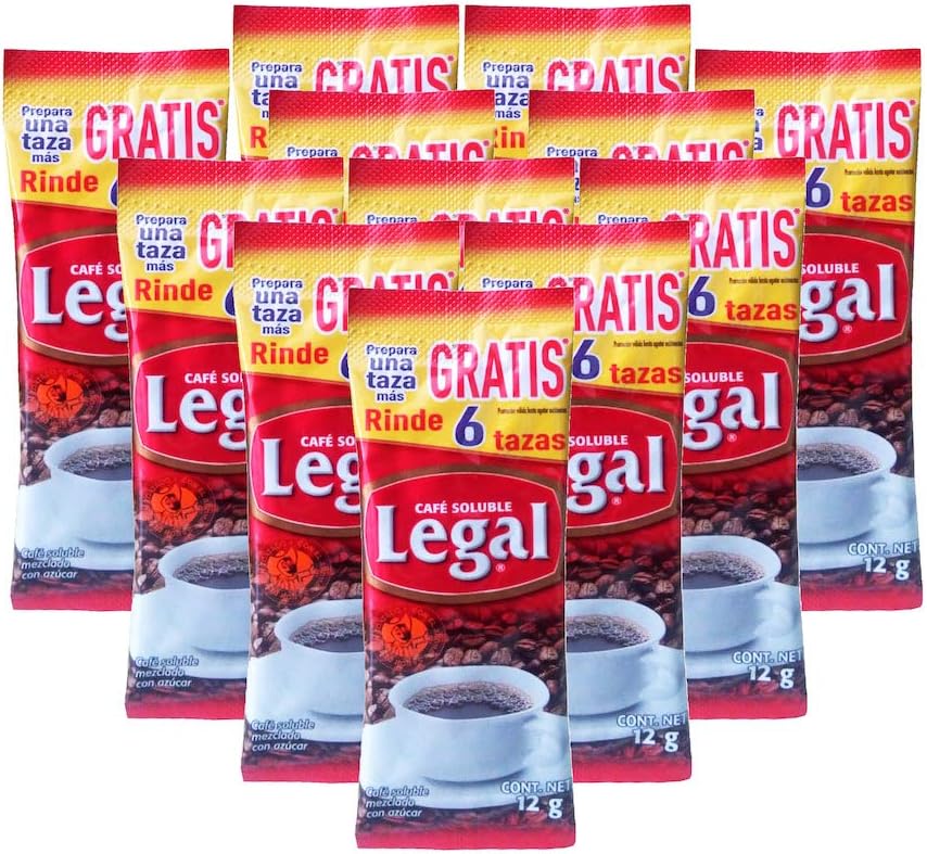 Amazon.com : Legal - Instant Coffee - 20 Pack of 10 gr sachets ...
