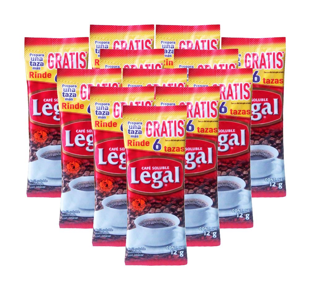 Amazon.com : Legal - Instant Coffee - 20 Pack of 10 gr sachets ...