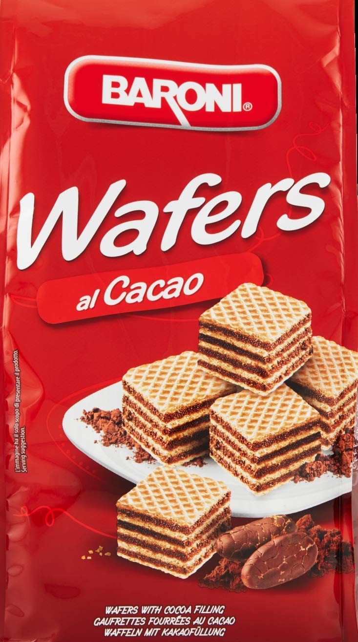 Amazon.com: Baroni Wafers al Cacao, 16 Ounce : Grocery & Gourmet Food
