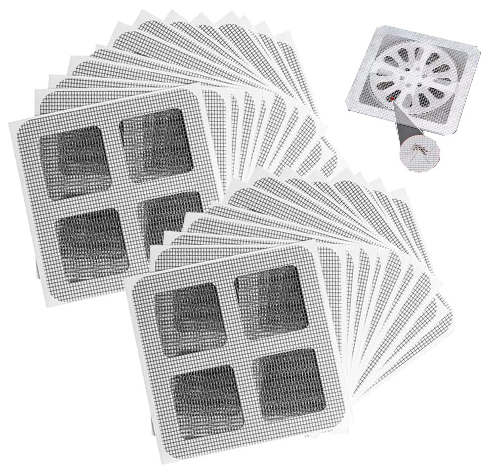 Amazon.com: Generic 50pcs Disposable Floor Drain Sticker.4 X 4"" Floor ...
