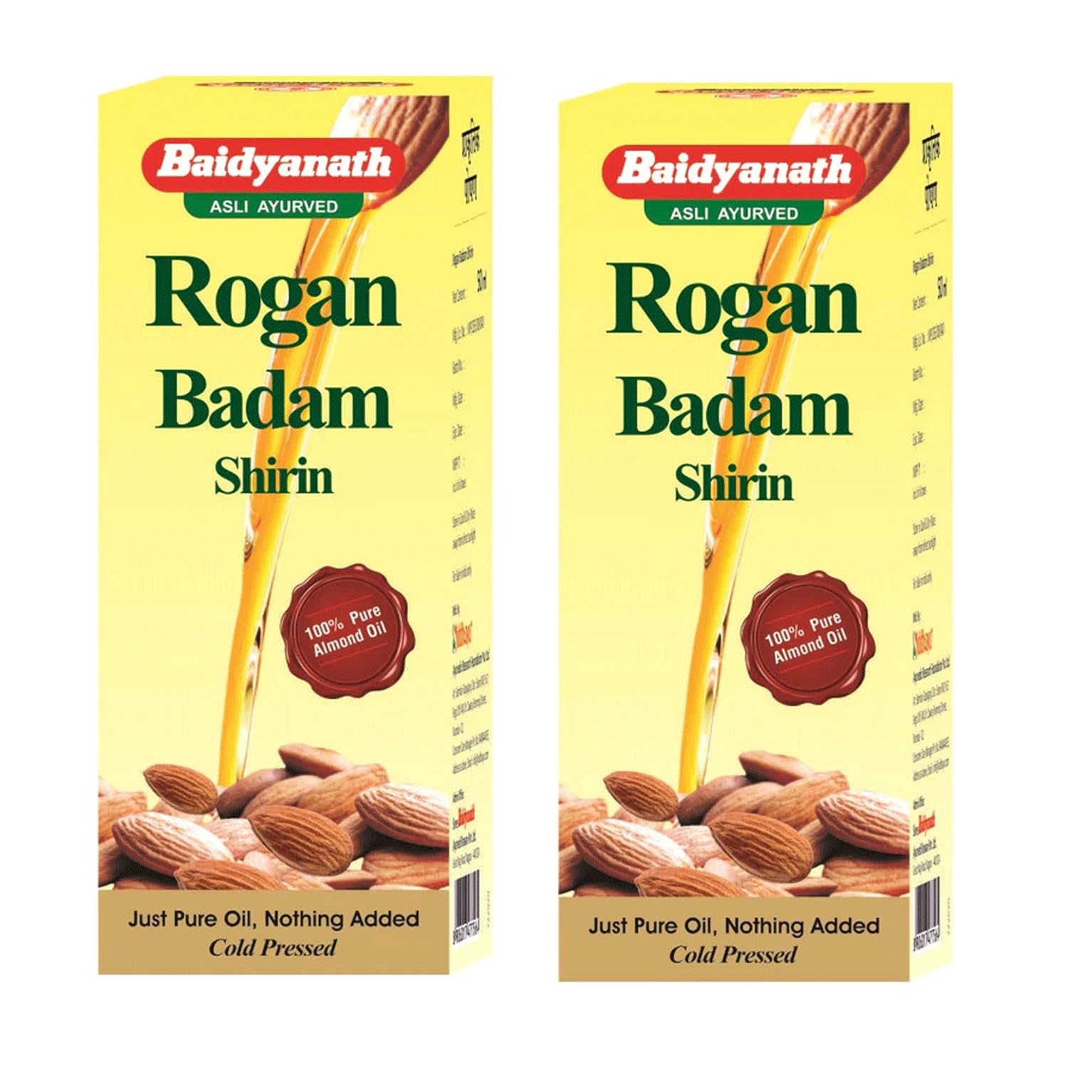 Buy Baidyanath Rogan Badam Shirin 50 ml (Pack of 2) | 100% Pure Almond ...
