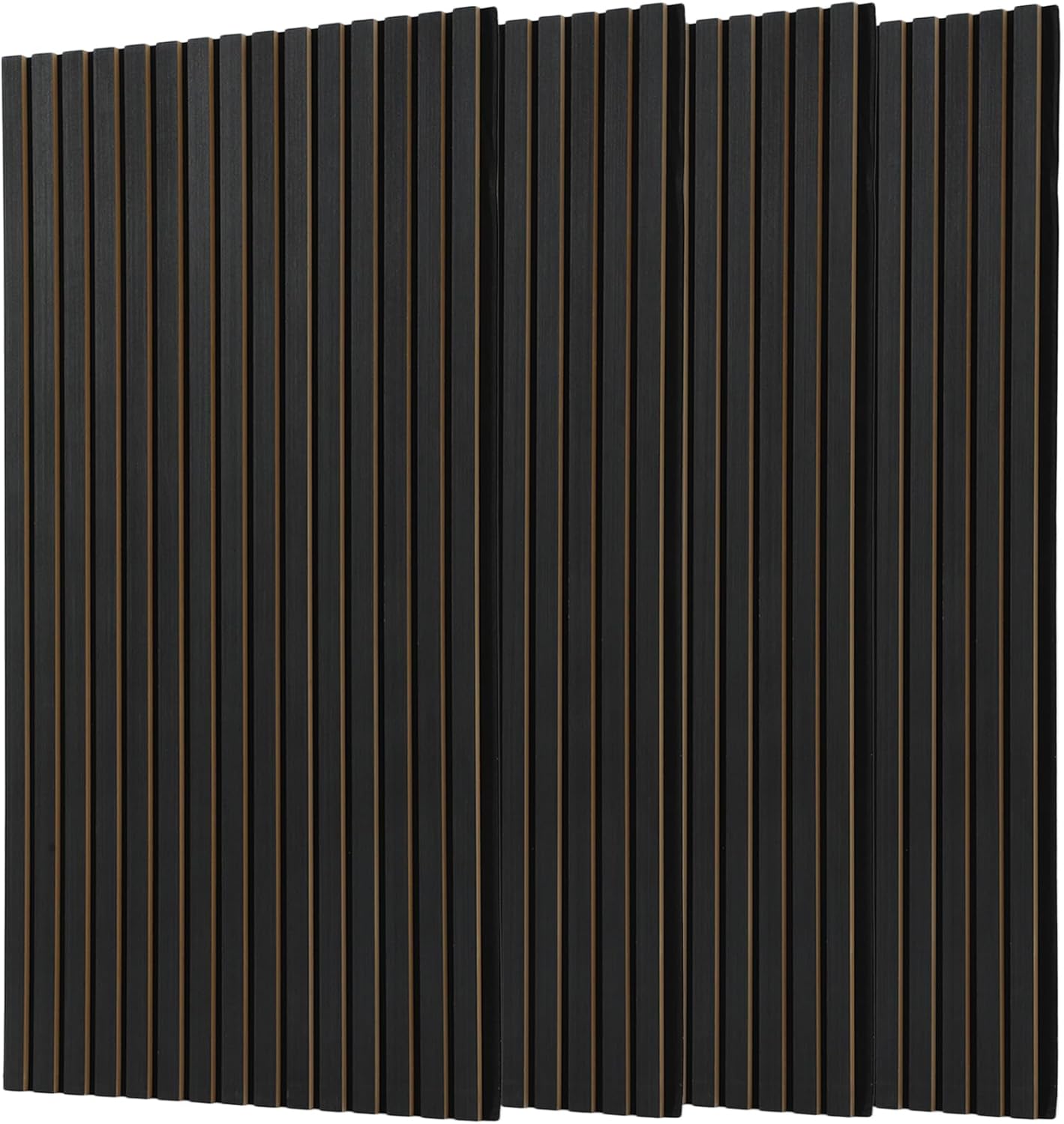 Amazon.com: FORTUNO 4 Pcs Wood Panels for Wall and Ceiling - Decorative Fluted Slat Wall ...