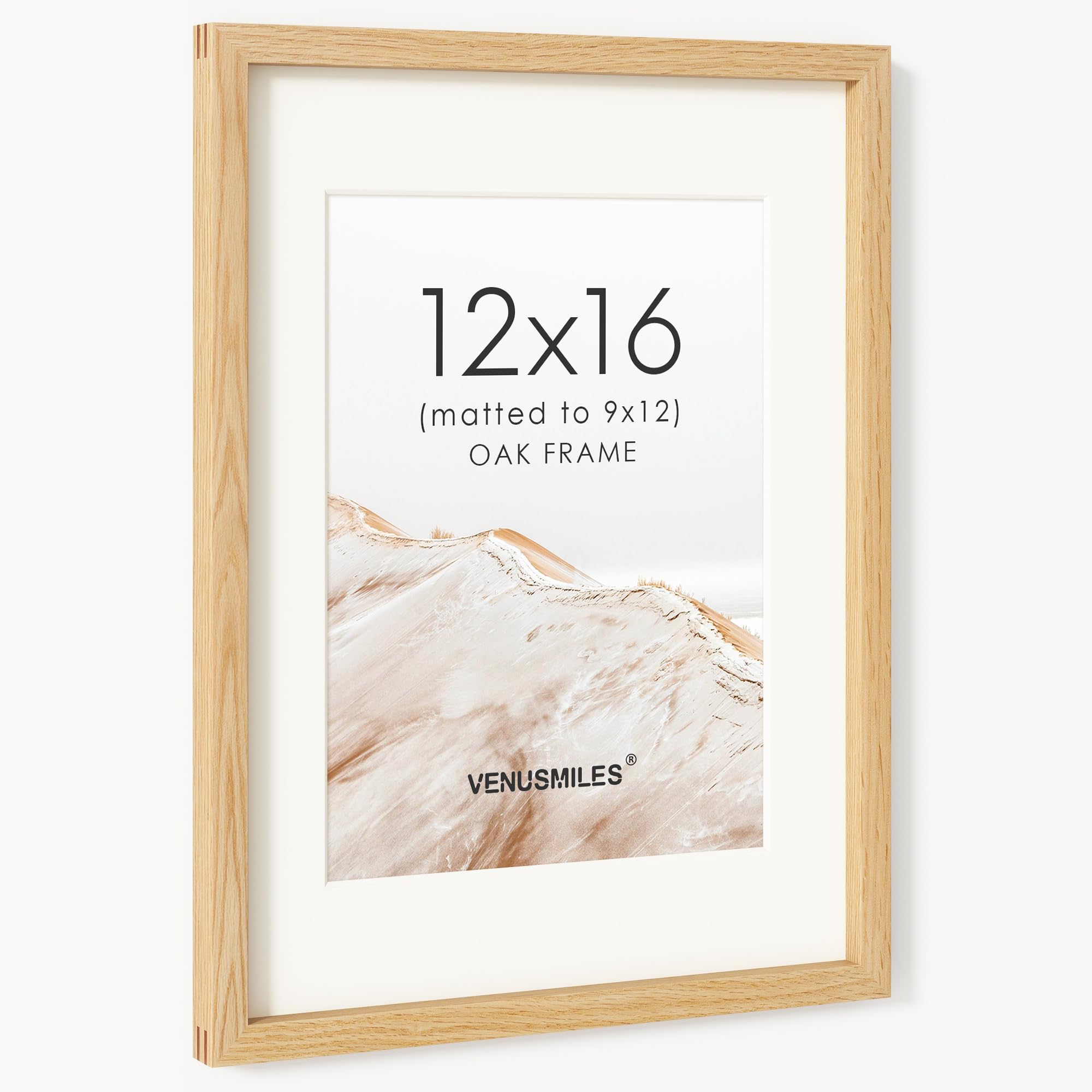 Amazon.com - 12x16 Picture Frame, USA-Sourced Natural Oak Wood Photo ...