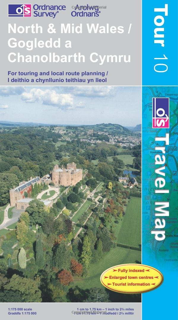 Buy North and Mid Wales (OS Travel Series - Tourist ) (OS Travel - Tour ...