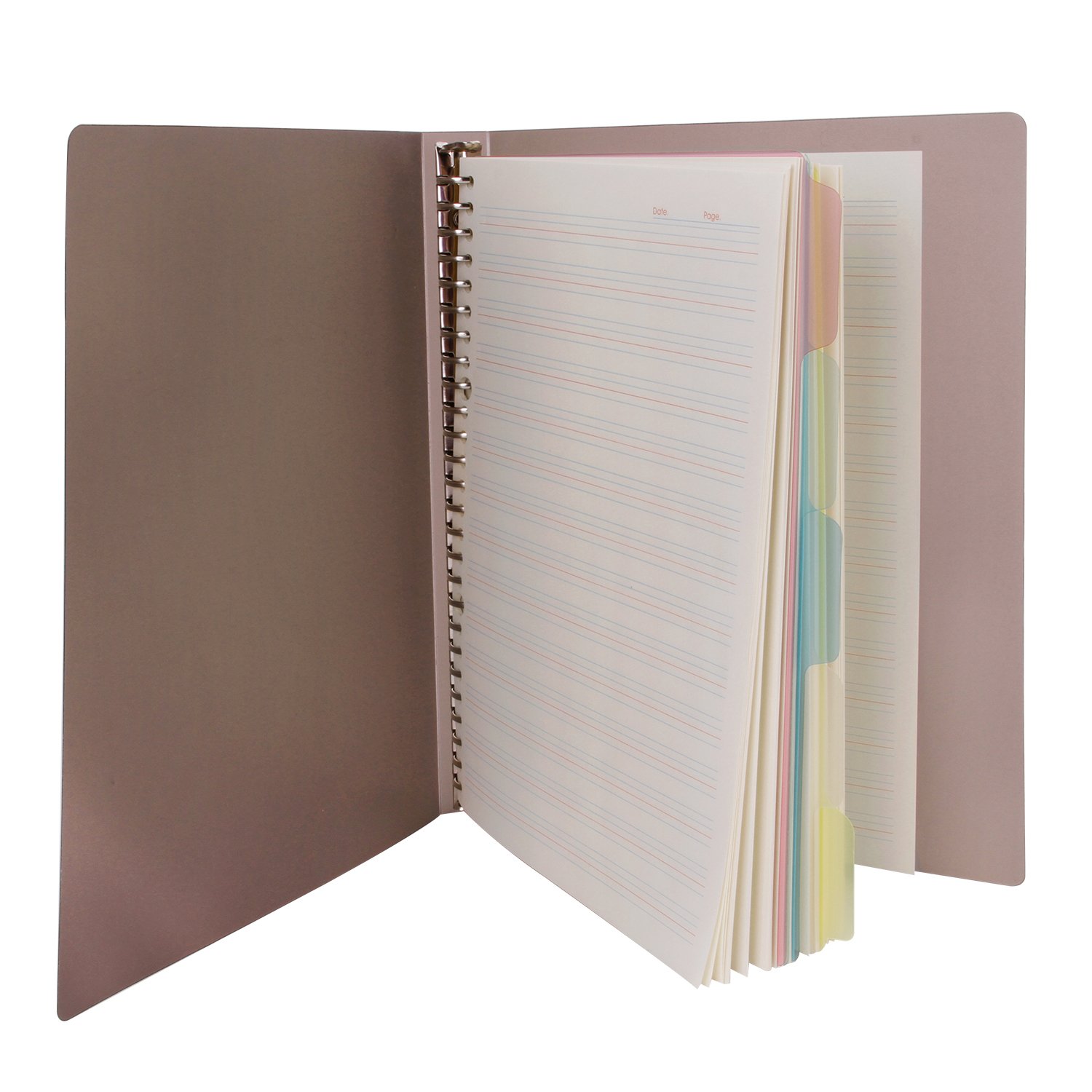 B5 Binder College Ruled Notebooks Filler Paper Diary Memo Refillable ...
