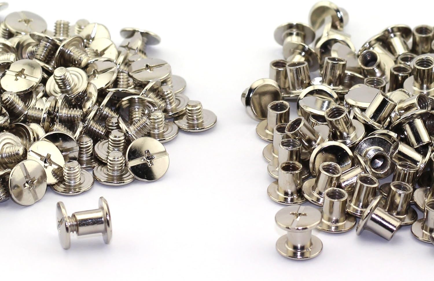 Amazon.com: LQ Industrial 120sets Chicago Screw Cross Head Phillips ...