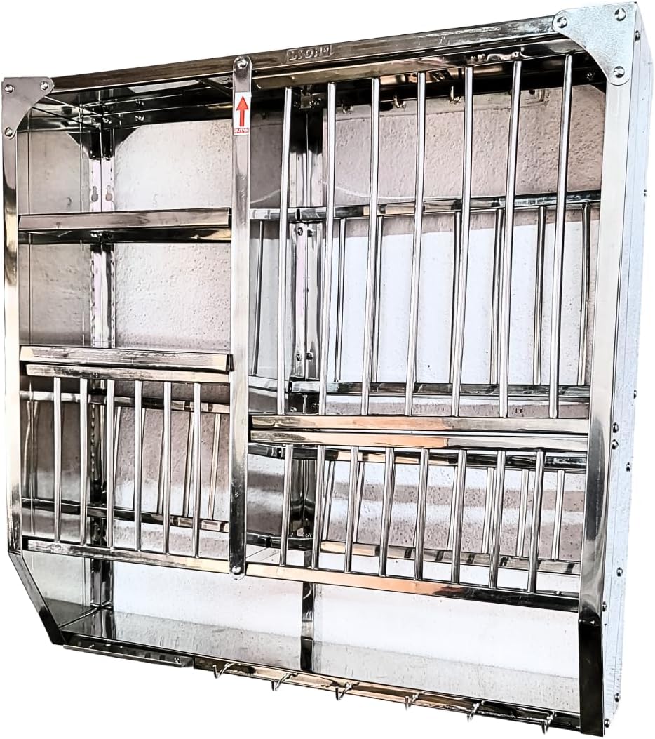 Buy Airsteel Stainless Steel Dish Rack (39X36), 24 x 91 x 100 ...