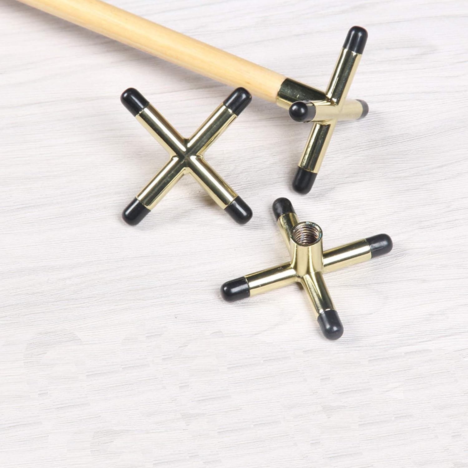 3 Piece Billiard Head Bridge Cue, Billiard Brass Bridge Heads, Snooker ...