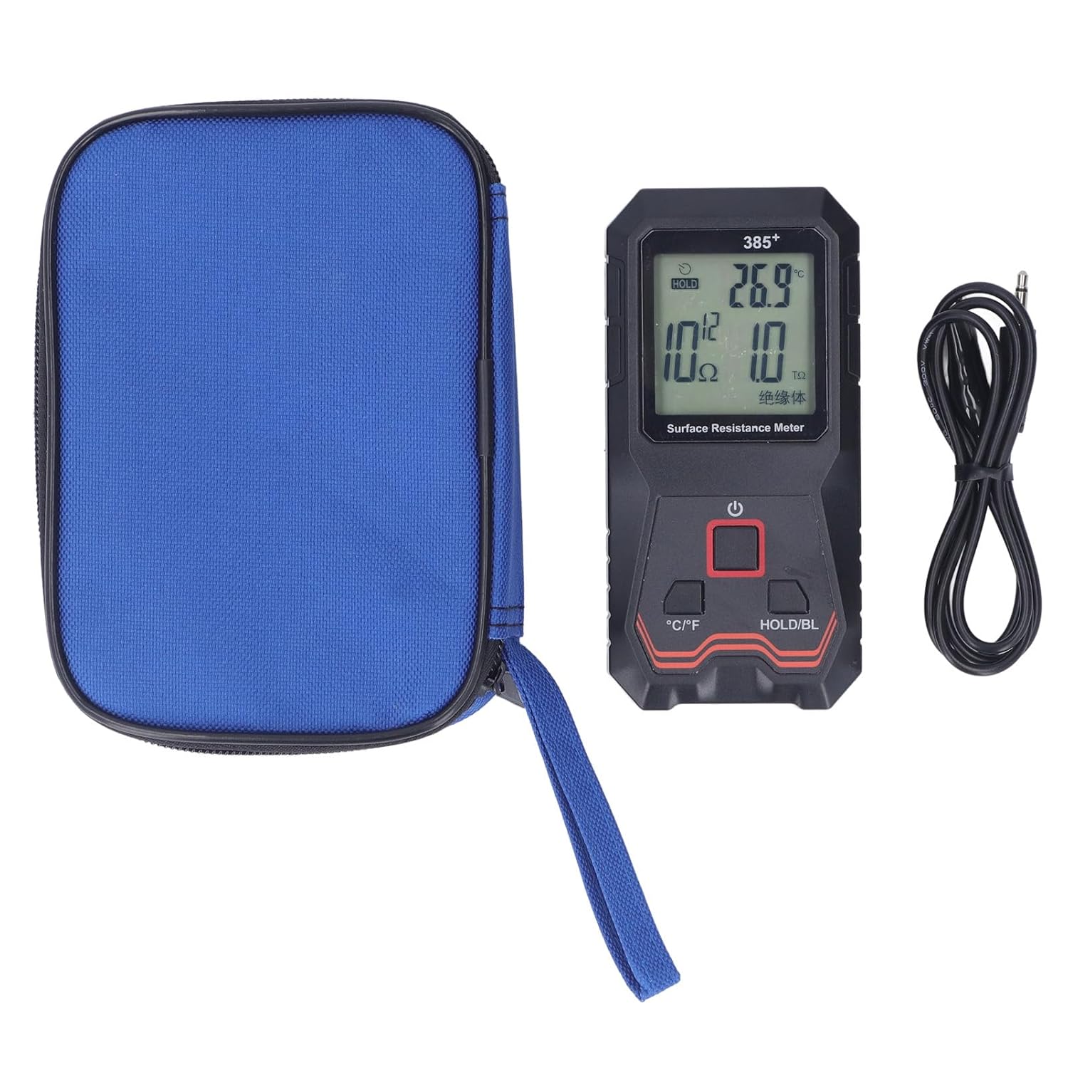Tester Portable Handheld Resistivity Meter LCD Backlight Display ...