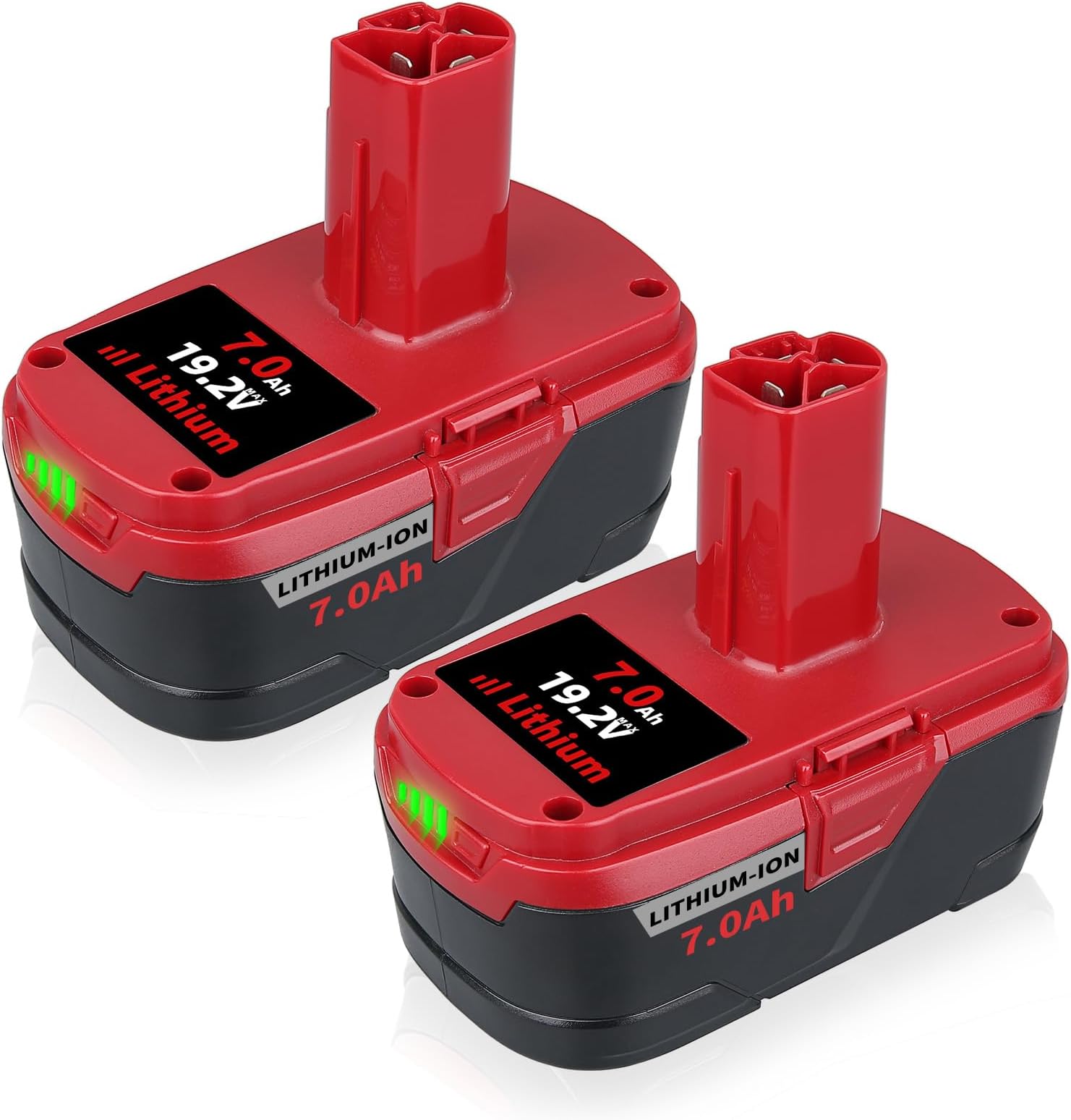 Amazon.com: VANTTECH 2Pack 19.2V 7.0Ah Diehard C3 Replacement Battery ...