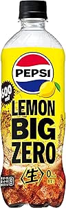 Amazon.co.jp: サントリー ペプシ＜生＞ ビッグゼロ レモン BIG ZERO LEMON 炭酸飲料 PEPSI コーラ 600ml×24本 : 食品・飲料・お酒