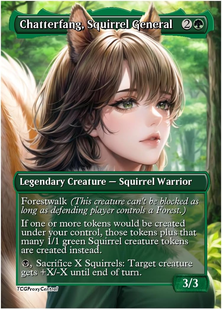 Amazon.com: 4x | Chatterfang, Squirrel General | Anime | Full Art ...