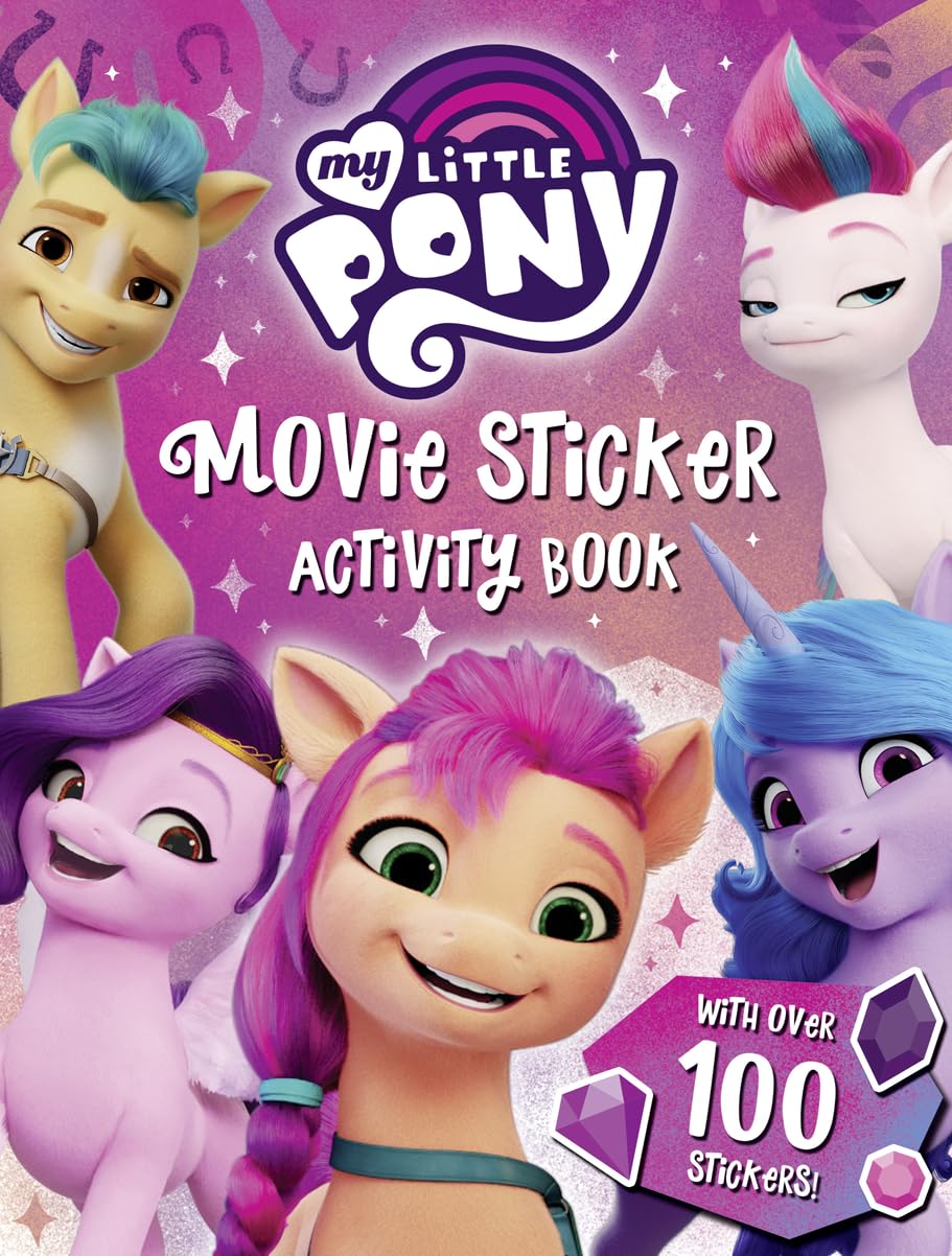Amazon | My Little Pony Movie Sticker Activity Book | My Little Pony ...